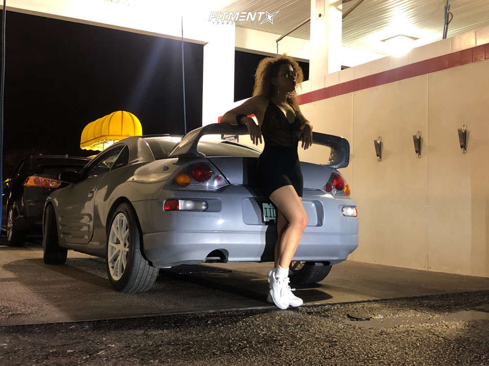 2003 Mitsubishi Eclipse RS with 18x8.5 ESR Sr08 and Michelin 235x45 on ...