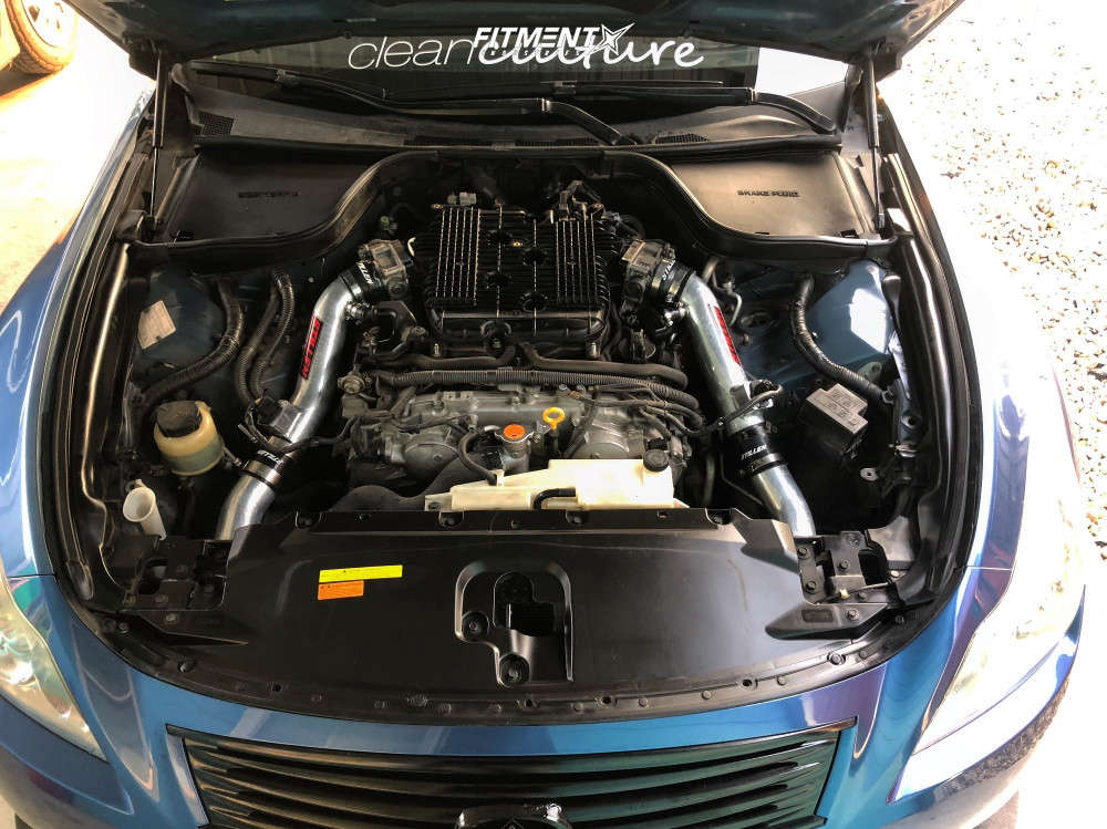 2009 INFINITI G37 Base with 20x10.5 ESR Sr01 and Achilles 255x35 on Air ...