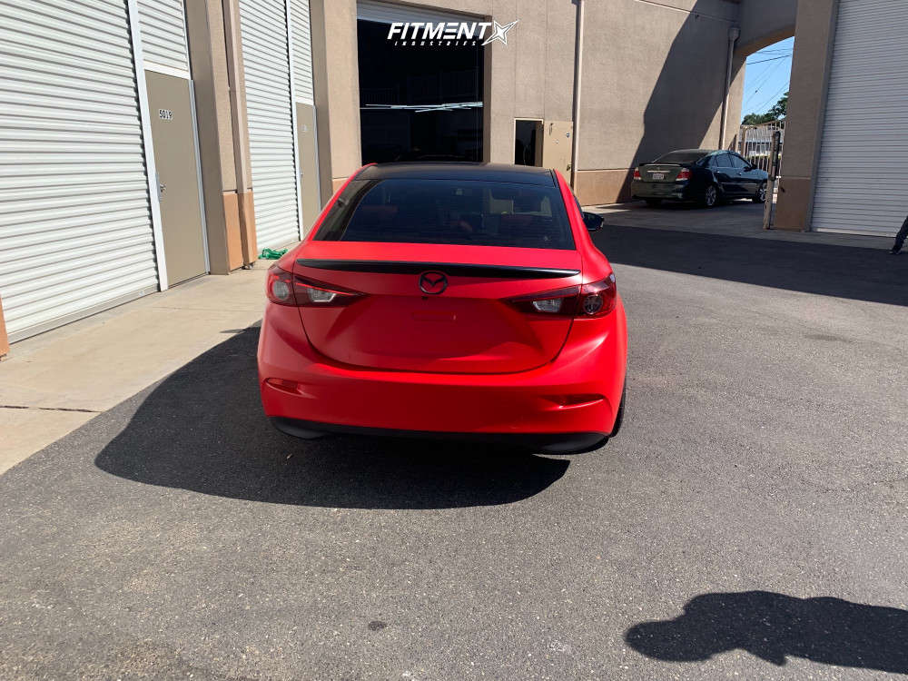 2015 Mazda 3 I Touring with 18x8.5 Curva C300 and Federal 225x45 on ...