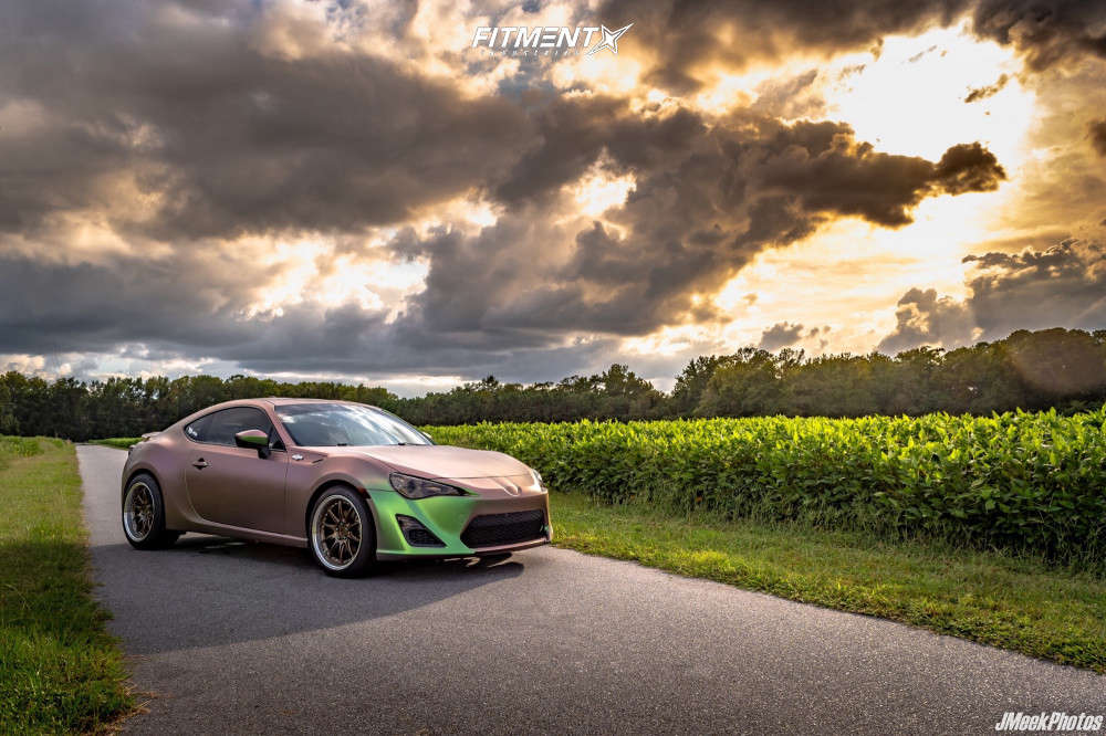 2015 Scion FR-S Base with 18x9.5 Aodhan Ds07 and Falken 235x40 on Stock ...