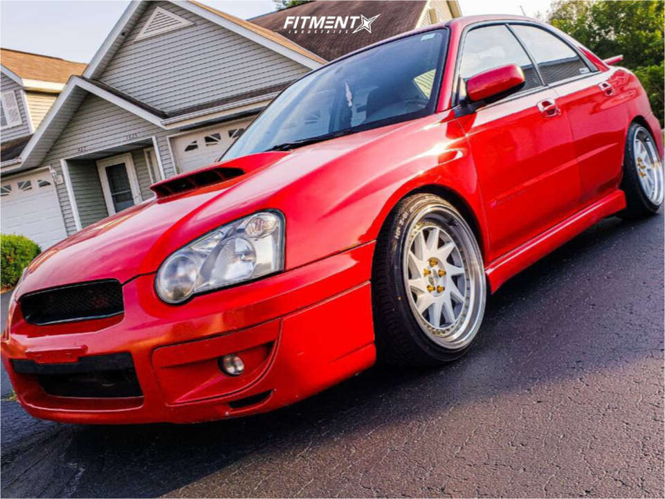2004 Subaru WRX Base with 18x9.5 ESR Sr09 and Accelera 215x35 on ...