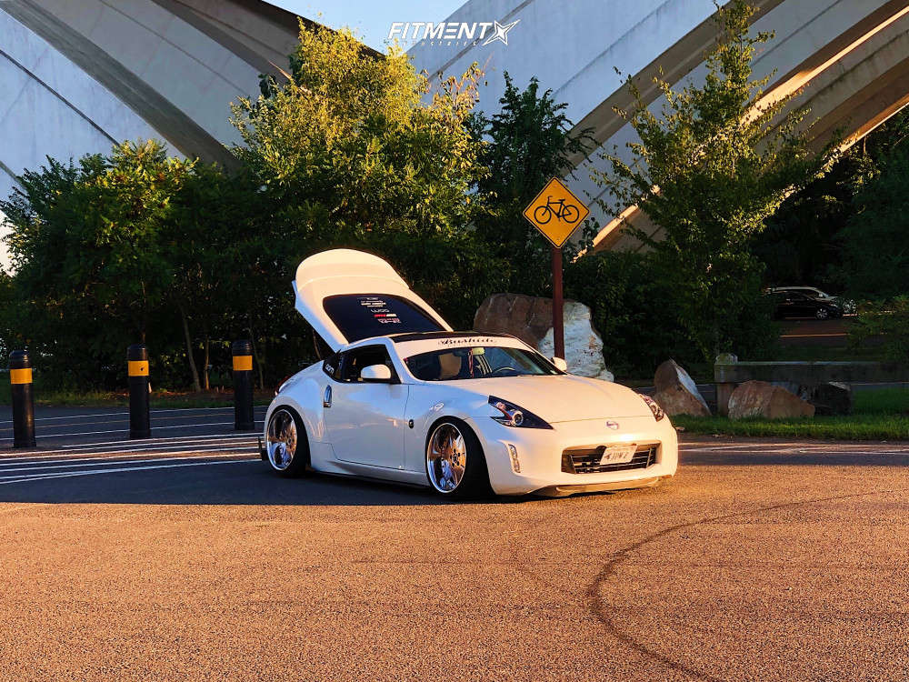 2018 Nissan 370Z Sport Tech with 19x11.5 Work Ls207 and Nexen 255x35 on ...