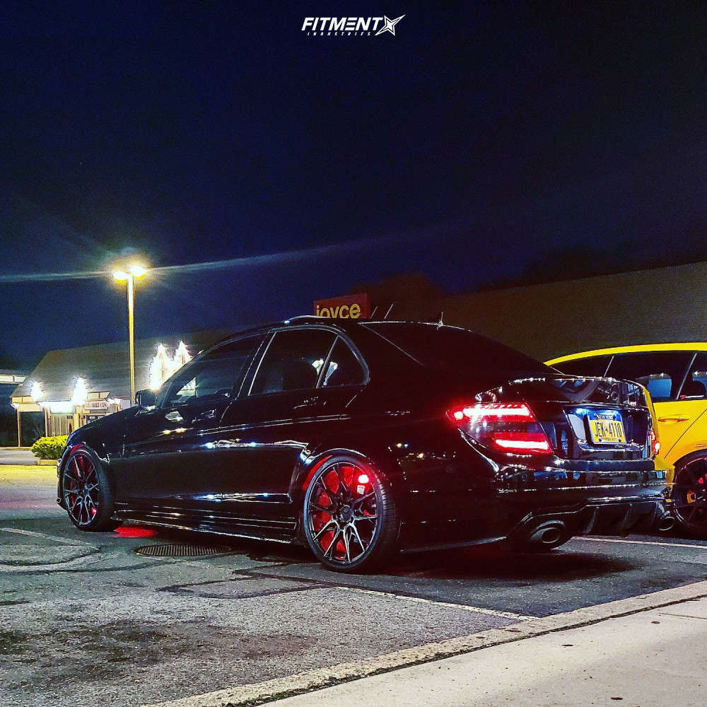 2012 Mercedes-Benz C300 4Matic Sport with 19x8.5 Niche Staccato and ...