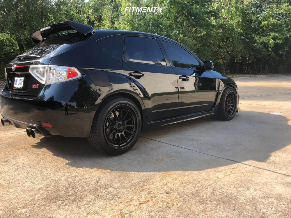 2010 Subaru WRX STI Base with 18x9.5 JNC Jnc033 and Sumitomo 245x45 on ...