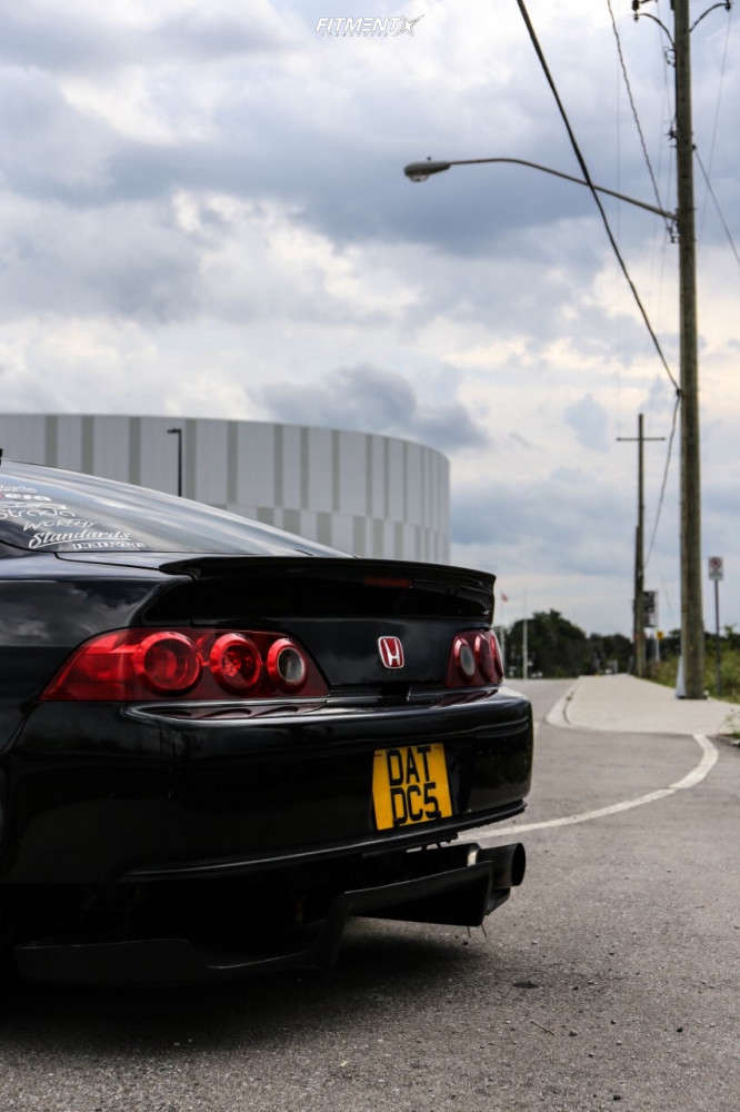 2006 Acura RSX Type-S with 17x8 Rota Grid and Bridgestone 225x50 on Air ...