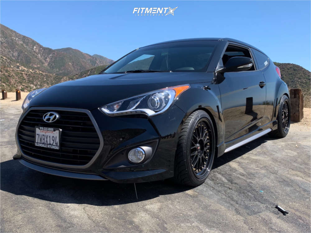 2016 Hyundai Veloster Turbo with 18x8.5 XXR 521 and Federal 225x40 on ...