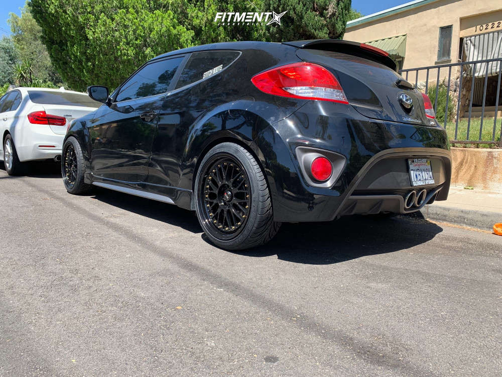 2016 Hyundai Veloster Turbo with 18x8.5 XXR 521 and Federal 225x40 on ...