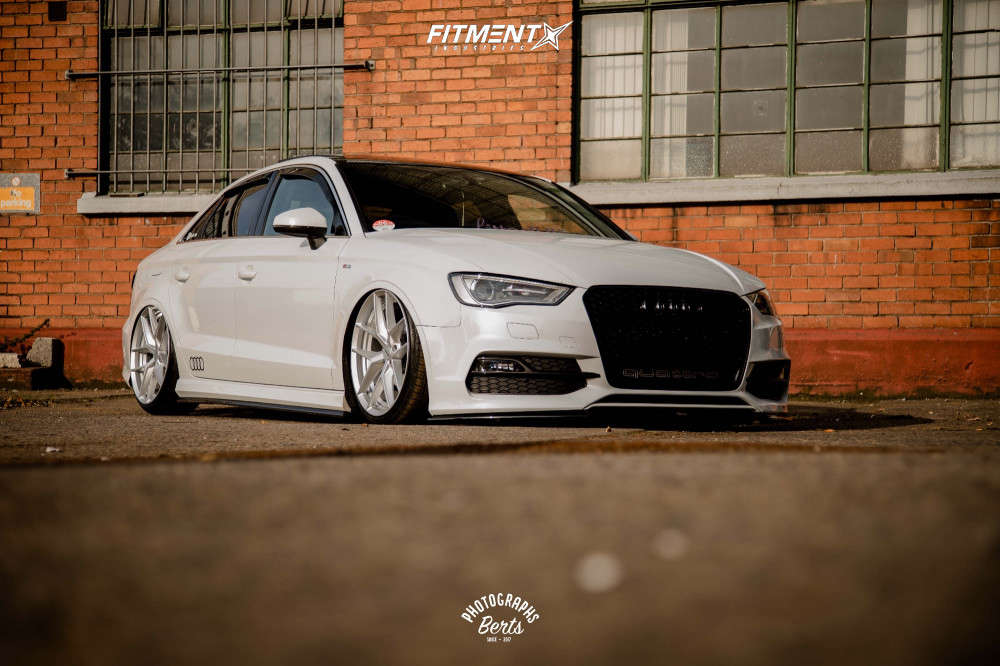 2014 Audi A3 Base with 19x8.5 Rotiform Flg and Michelin 215x30 on Air ...