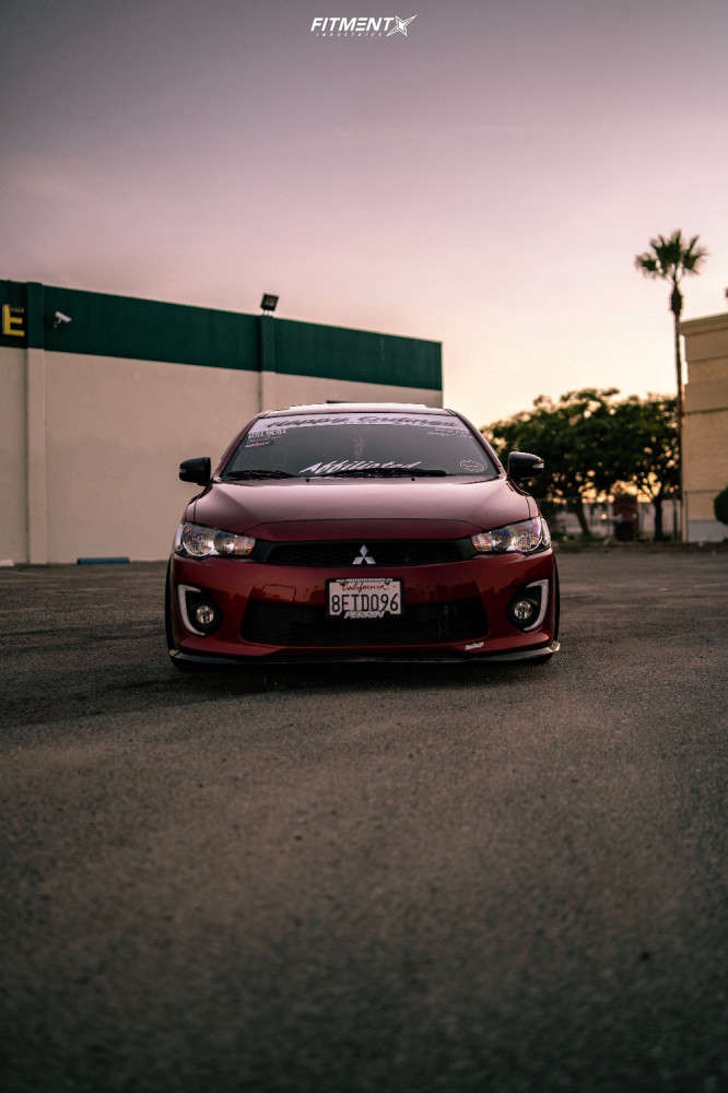 2017 Mitsubishi Lancer SE Limited Edition with 18x9.5 AVID1 AV6 and ...