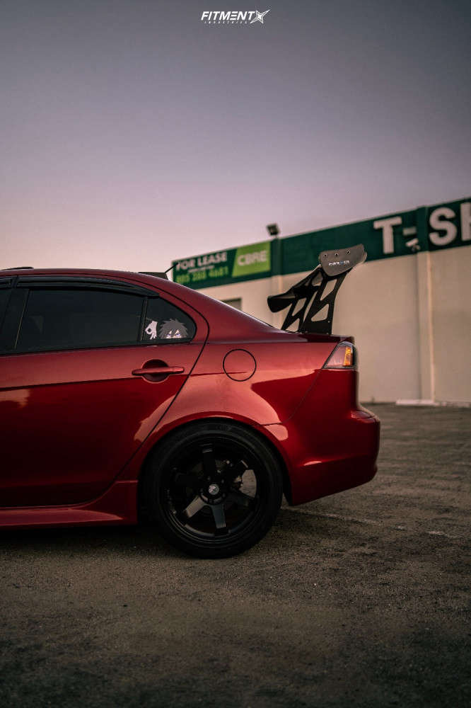 2017 Mitsubishi Lancer SE Limited Edition with 18x9.5 AVID1 AV6 and ...