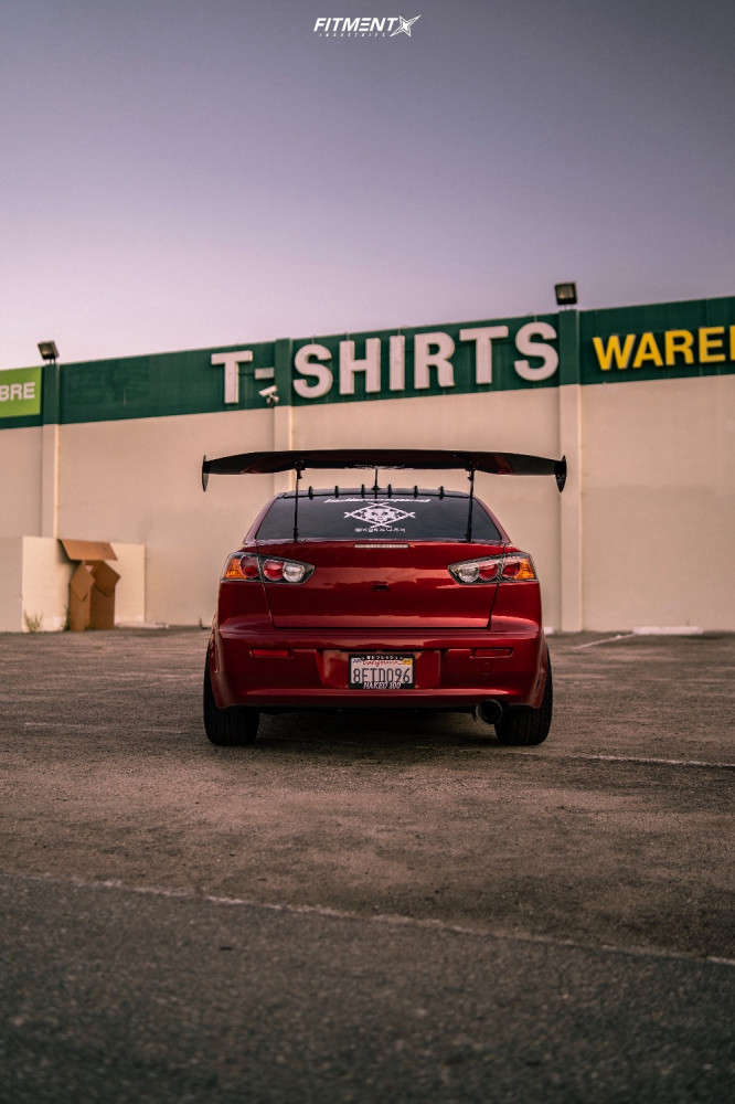 2017 Mitsubishi Lancer SE Limited Edition with 18x9.5 AVID1 AV6 and ...