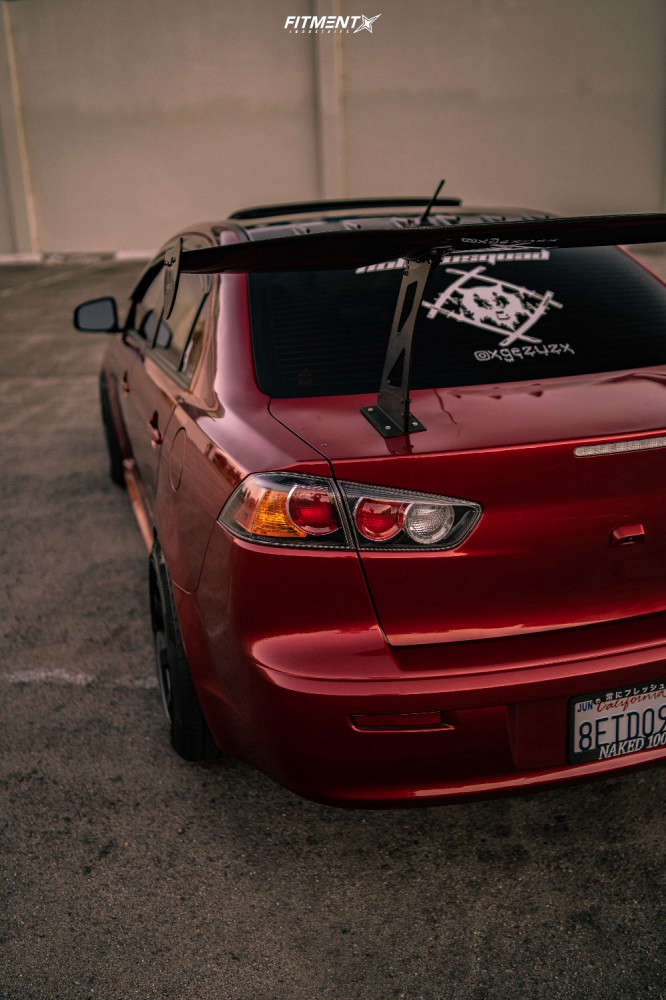 2017 Mitsubishi Lancer SE Limited Edition with 18x9.5 AVID1 AV6 and ...