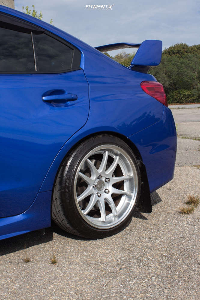 2016 Subaru WRX STI Limited with 18x9.5 Aodhan DS02 and Firestone ...