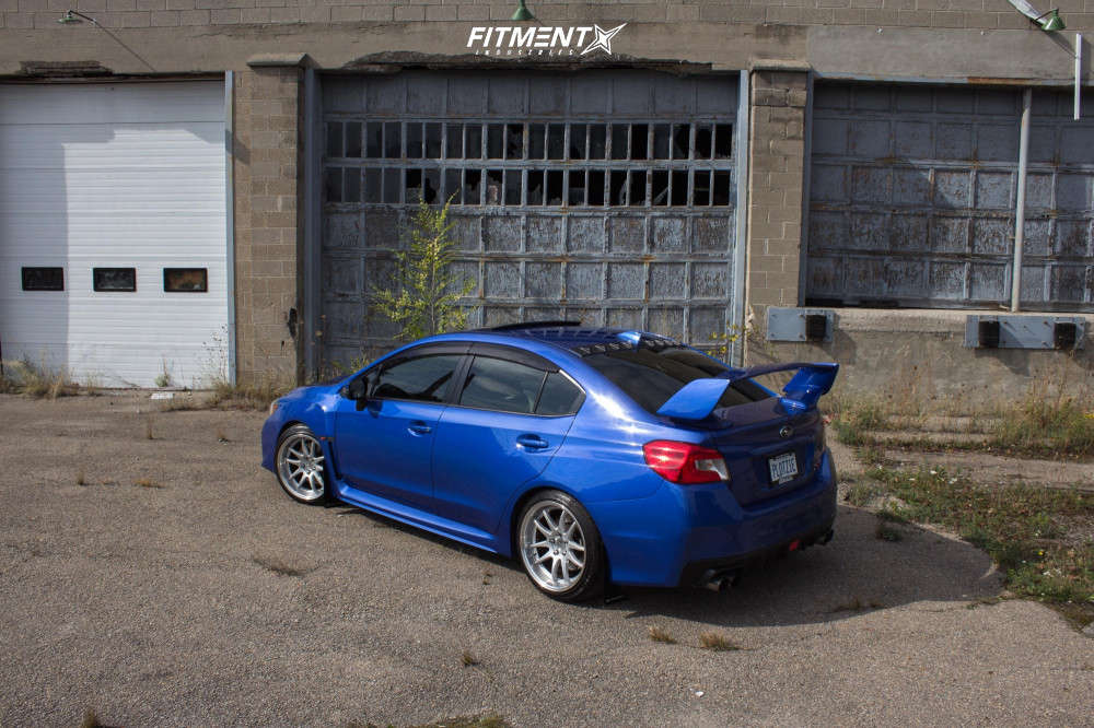 2016 Subaru WRX STI Limited with 18x9.5 Aodhan DS02 and Firestone ...