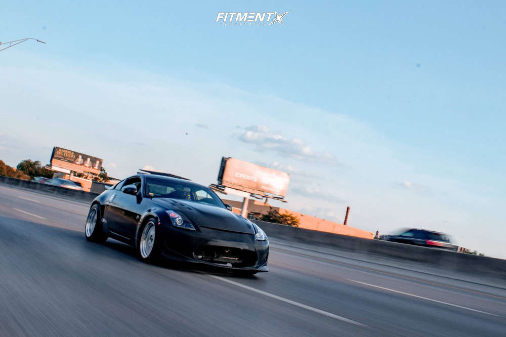 2007 Nissan 350Z Enthusiast with 19x9.5 Varrstoen Es1 and Bridgestone ...