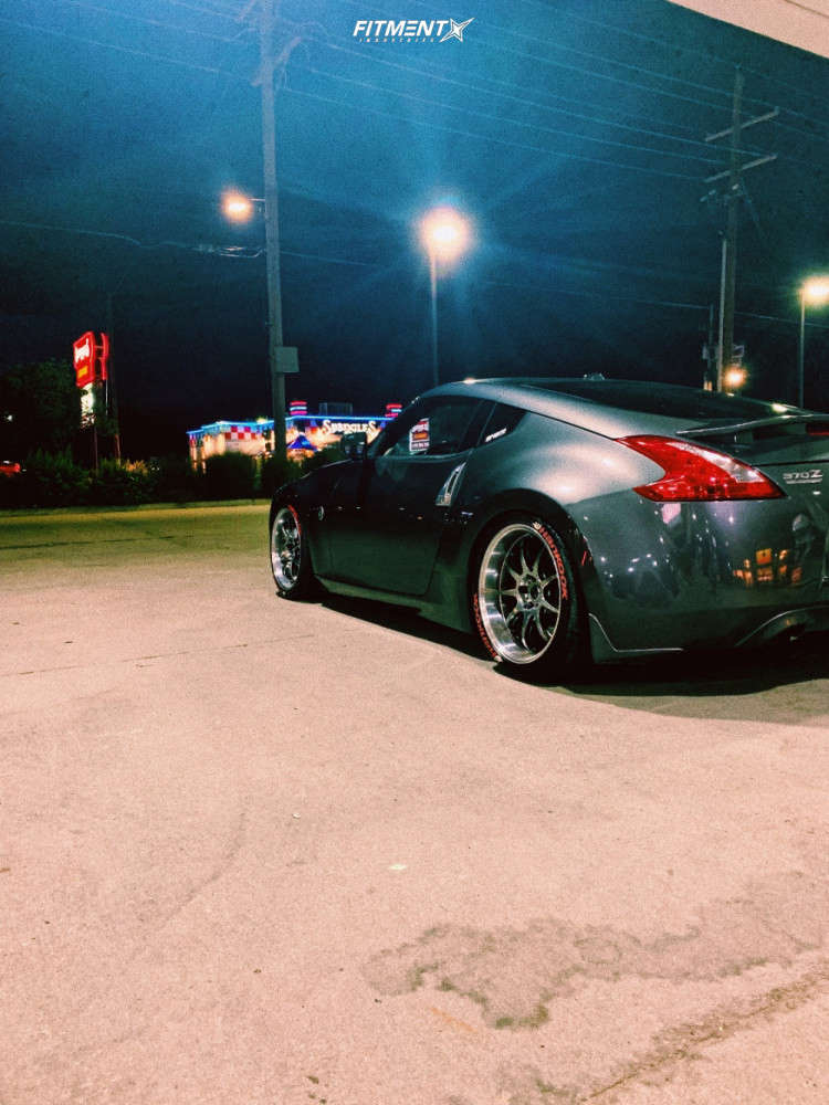 2010 Nissan 370Z 40th Anniversary Edition with 19x10.5 Work D9r and Nitto 305x35 on Coilovers ...