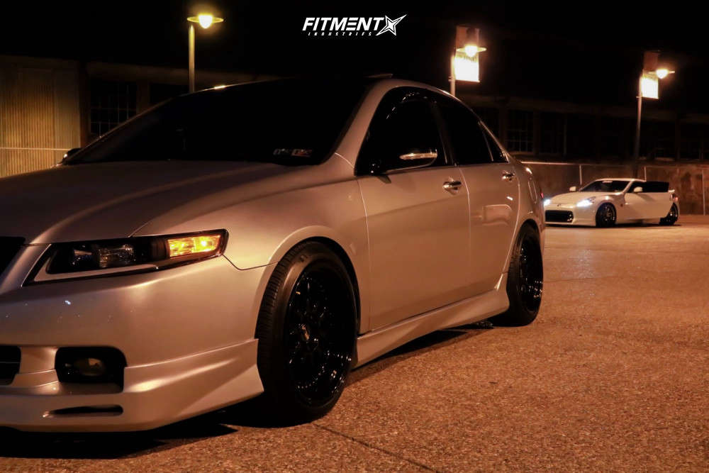 2005 Acura TSX Base with 18x9.5 ESR Sr01 and Kumho 235x40 on Coilovers ...