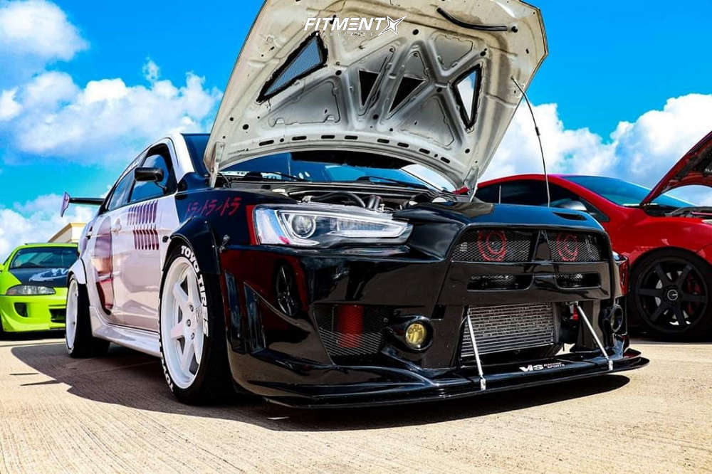 2015 Mitsubishi Lancer GT with 18x8.5 ESR Sr07 and Toyo Tires 245x40 on ...