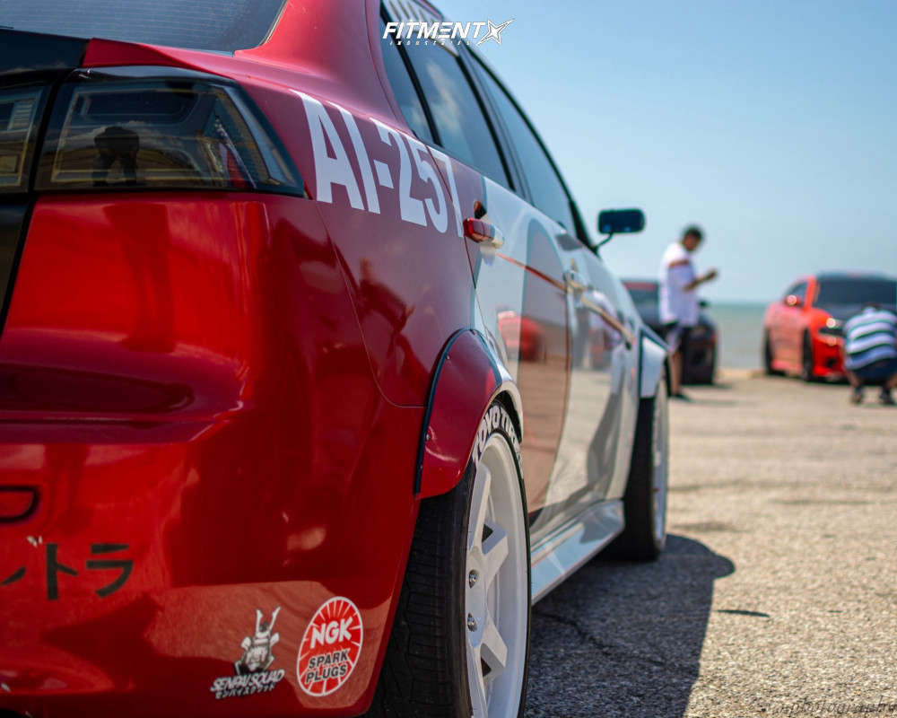 2015 Mitsubishi Lancer GT with 18x8.5 ESR Sr07 and Toyo Tires 245x40 on ...