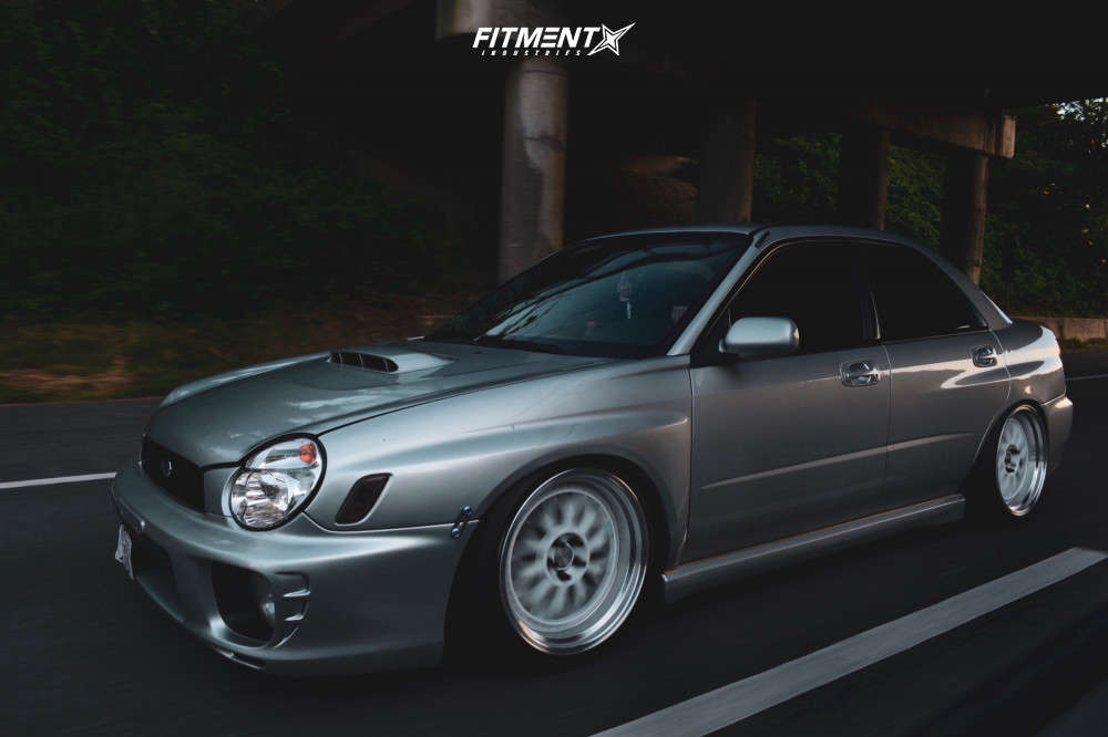 2002 Subaru WRX WRX with 18x9.5 ESR Sr01 and Nankang 215x40 on ...