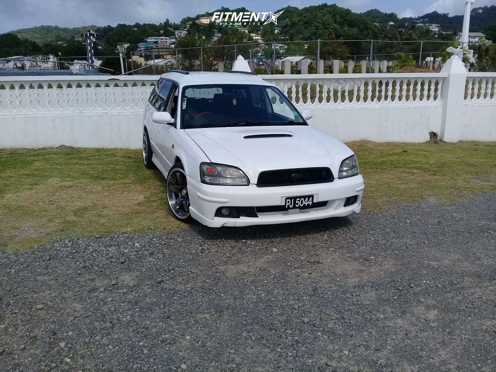 2002 Subaru Legacy GT with 18x8.5 XXR 555 and Federal 225x35 on Stock ...