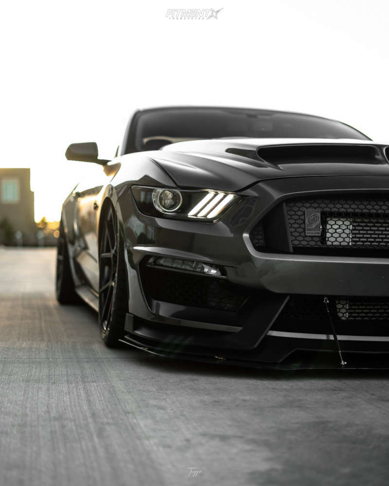 2015 Ford Mustang V6 with 20x9.5 Rotiform Kps and Nitto 285x30 on Air ...