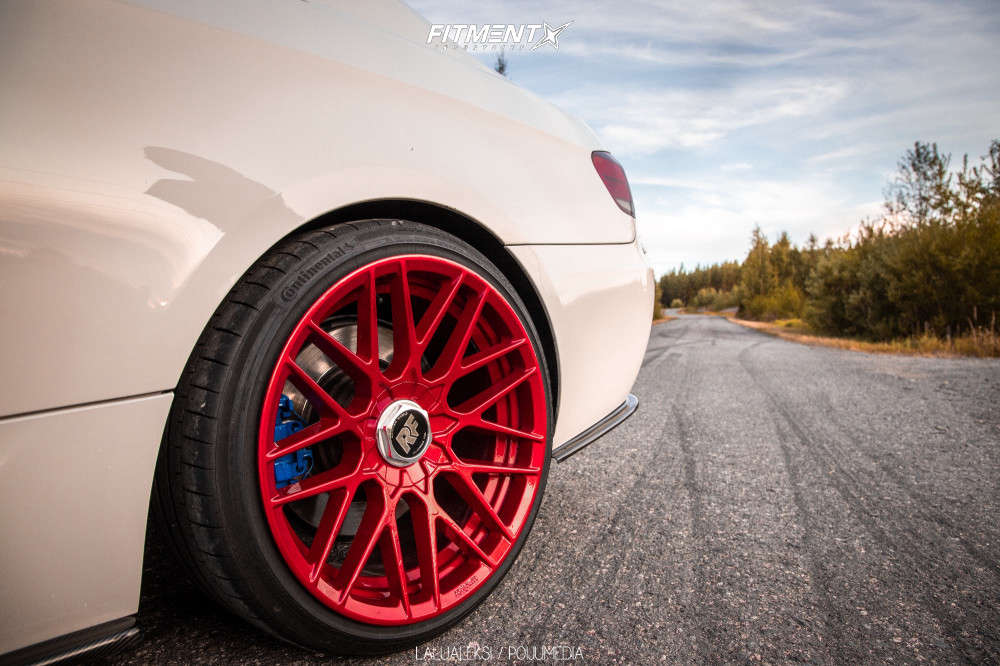 2008 BMW 3 Series Base with 19x8.5 Rotiform Rse and Continental 225x35 ...