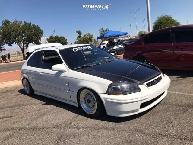 1996 Honda Civic DX with 15x8 JNC Jnc004s and Federal 195x45 on Air ...