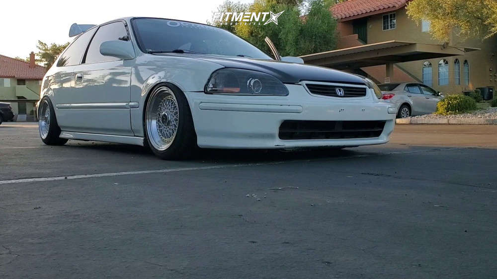 1996 Honda Civic DX with 15x8 JNC Jnc004s and Federal 195x45 on Air ...