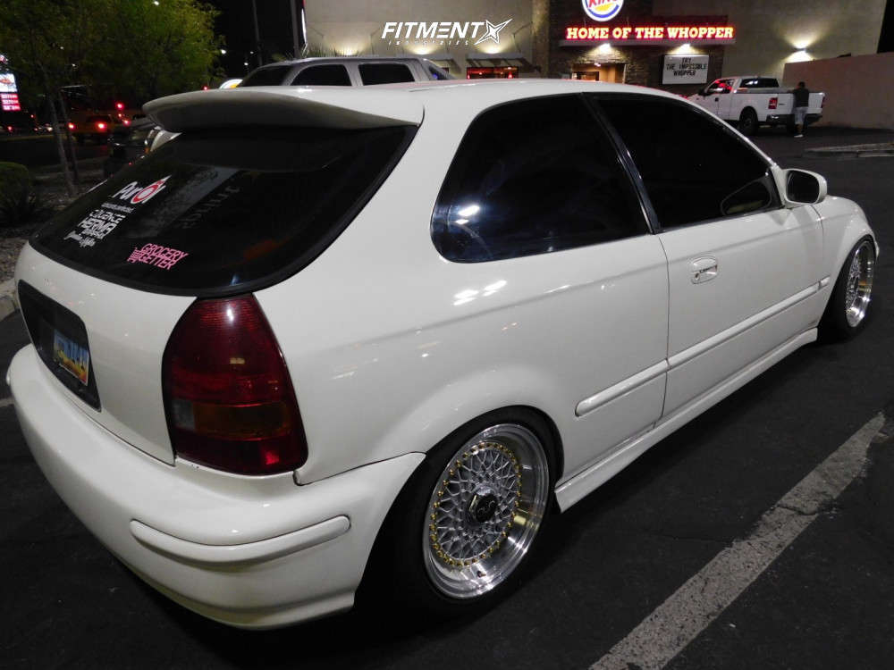 1996 Honda Civic DX with 15x8 JNC Jnc004s and Federal 195x45 on Air ...