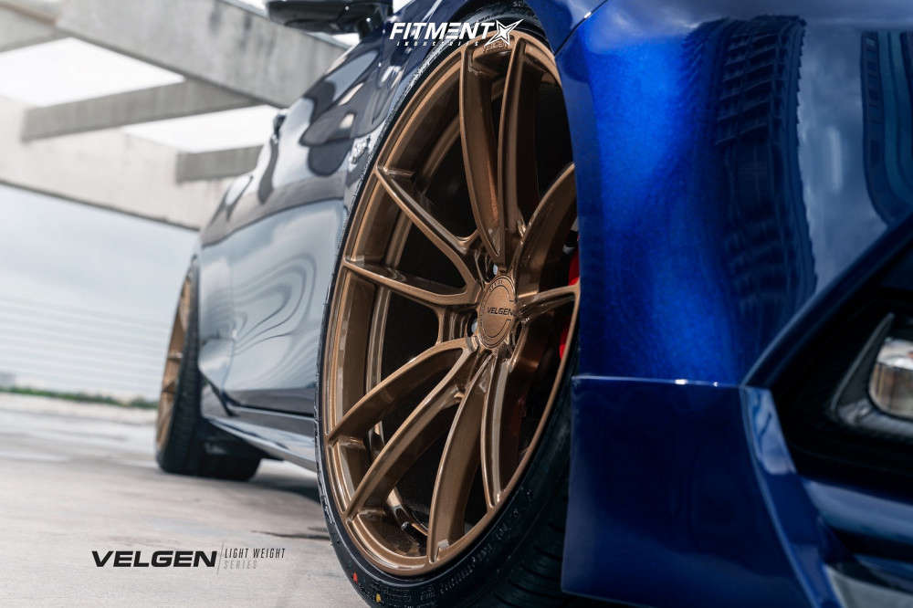 2018 INFINITI Q60 Sport with 20x10.5 Velgen Vf5 and Falken 285x30 on ...