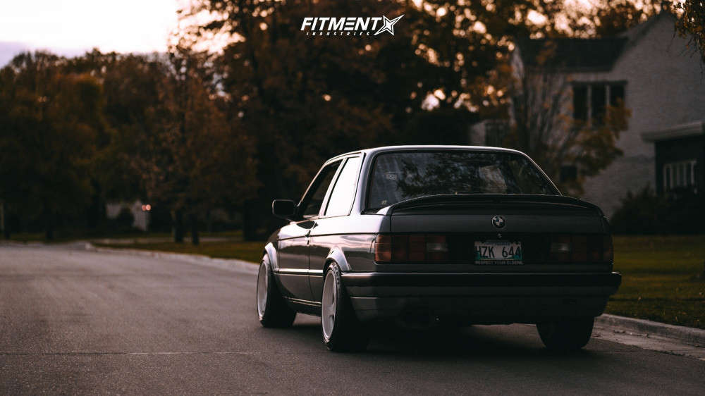 1989 BMW 325i Base with 16x9 Azev Type A and Falken 215x45 on Coilovers ...