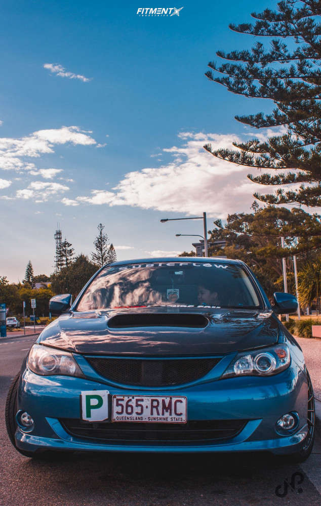 2008 Subaru Impreza WRX with 18x9.75 XXR 550 and Pirelli 215x40 on ...