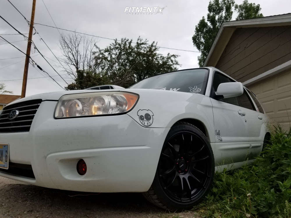 2004 Subaru Forester XT with 17x9 AVID1 AV20 and Falken 235x40 on ...
