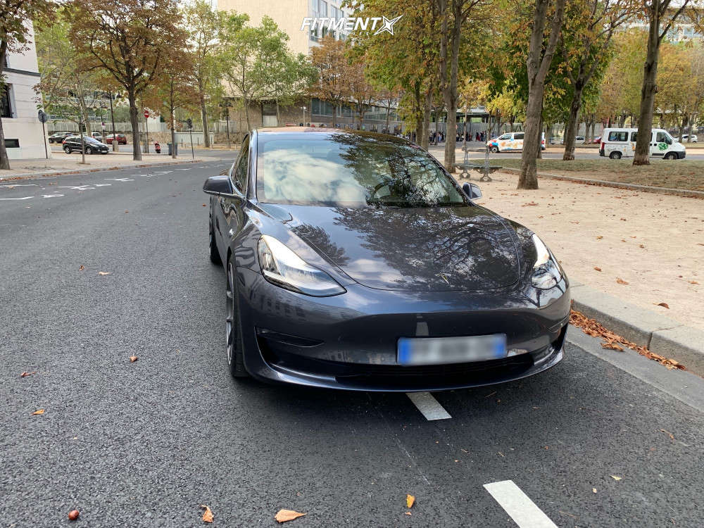 2019 Tesla 3 Performance with 20x9 Signature Wheel Sv104 and Michelin ...