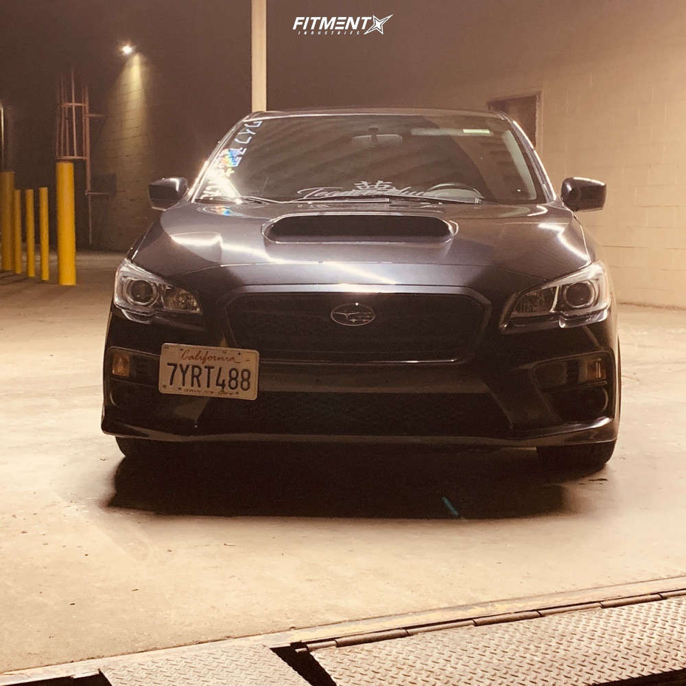 2017 Subaru WRX Base with 18x9.5 ESR Sr07 and Nitto 245x40 on Stock ...