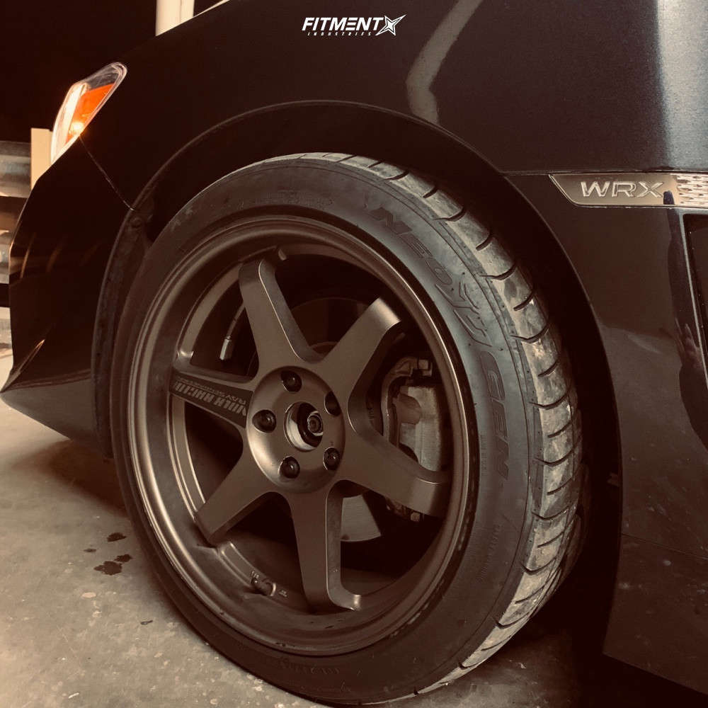 2017 Subaru WRX Base with 18x9.5 ESR Sr07 and Nitto 245x40 on Stock ...