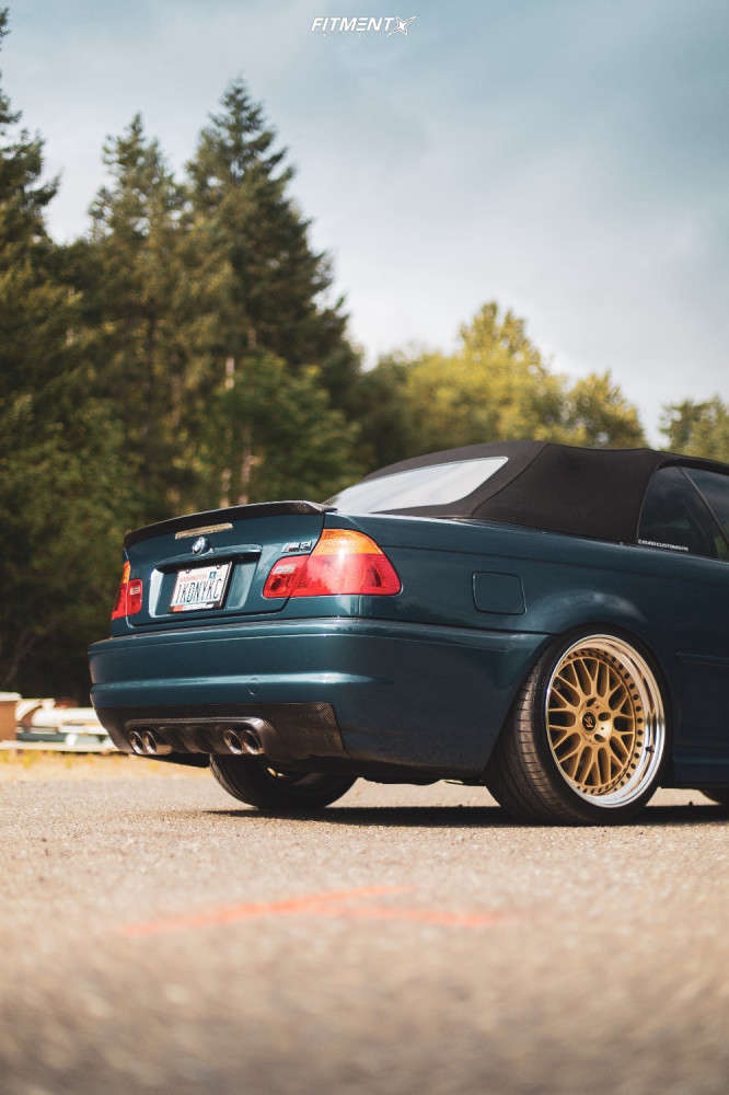 2002 BMW M3 Base with 19x9.5 Work VS XX and Hankook 255x35 on Coilovers ...