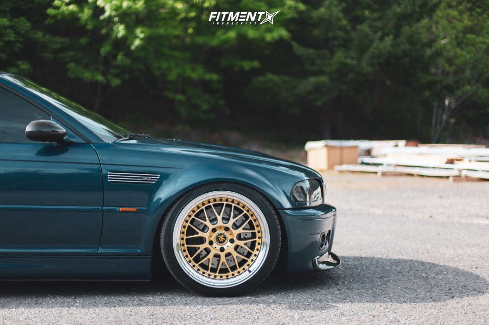 2002 BMW M3 Base with 19x9.5 Work VS XX and Hankook 255x35 on Coilovers ...