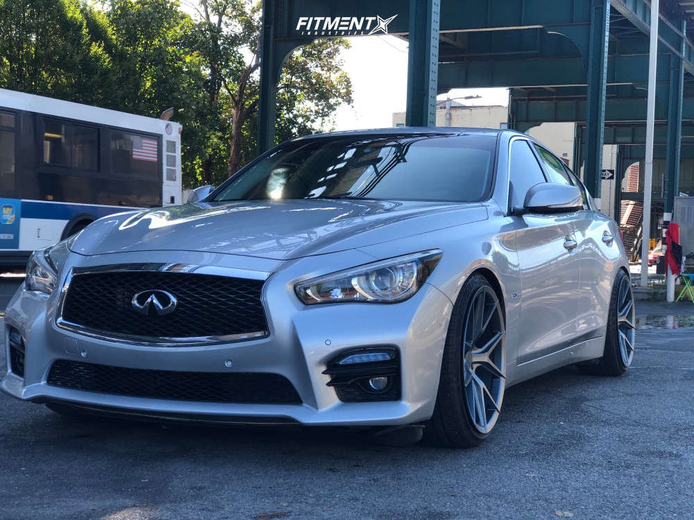 2015 INFINITI Q50 Base with 20x10.5 Verde Axis and Lexani 245x35 on ...
