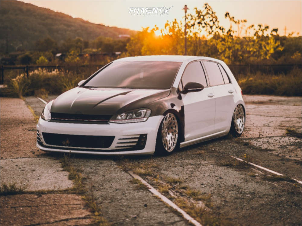 2017 Volkswagen GTI S with 18x8.5 WatercooledIND Md1 and Achilles ...