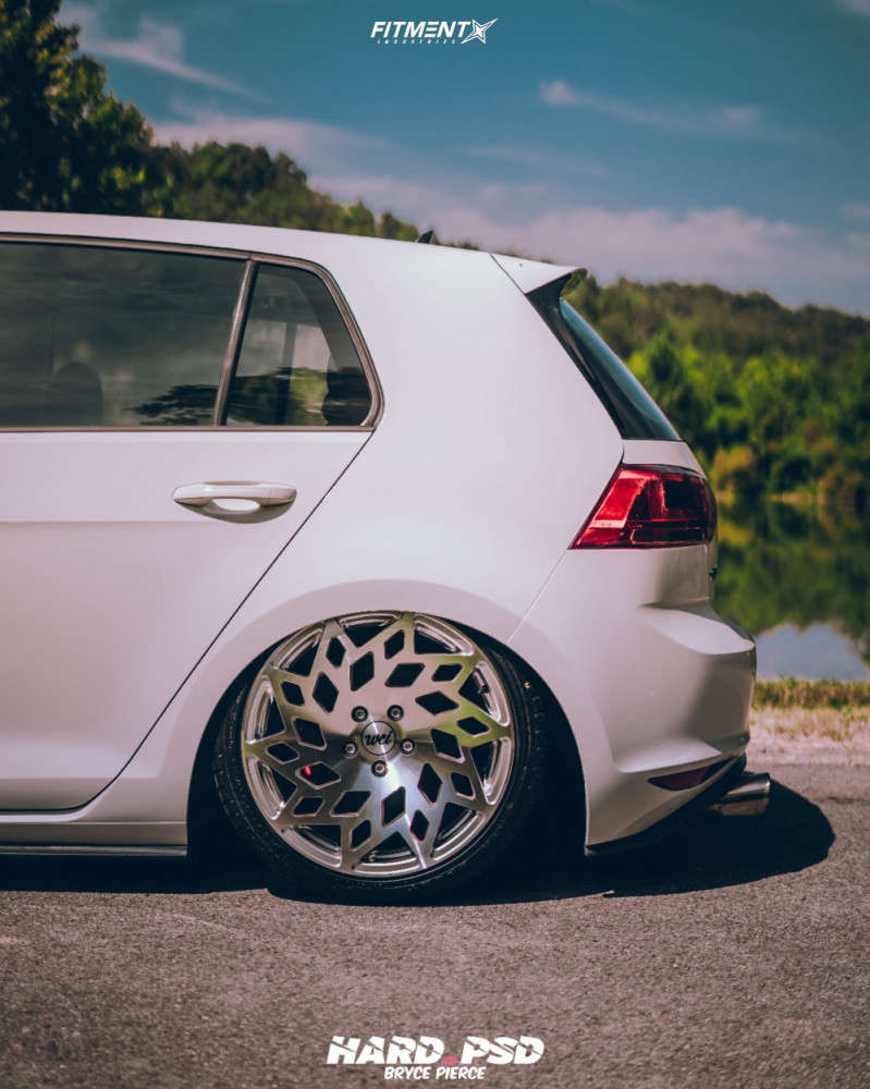 2017 Volkswagen GTI S with 18x8.5 WatercooledIND Md1 and Achilles ...