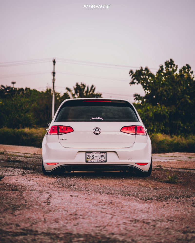 2017 Volkswagen GTI S with 18x8.5 WatercooledIND Md1 and Achilles ...