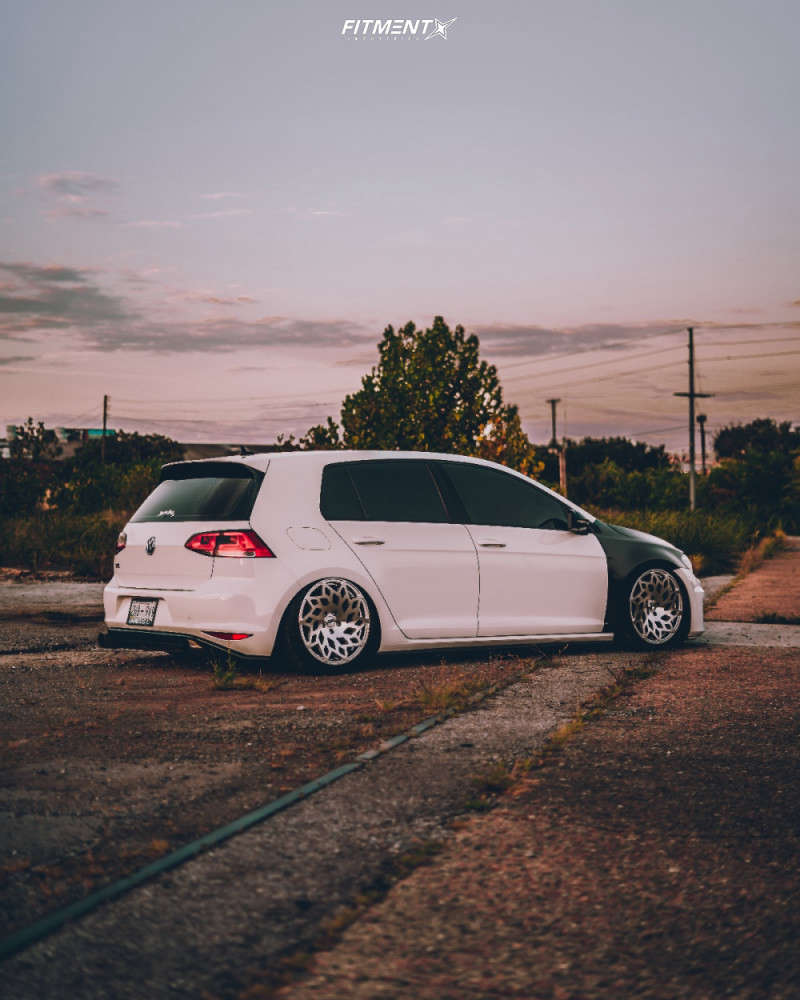 2017 Volkswagen GTI S with 18x8.5 WatercooledIND Md1 and Achilles ...