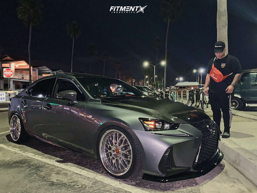 2017 Lexus IS350 F Sport with 19x8.5 Work VS XX and Hankook 225x35 on ...