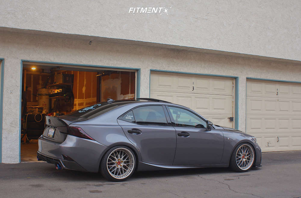2017 Lexus IS350 F Sport with 19x8.5 Work VS XX and Hankook 225x35 on ...