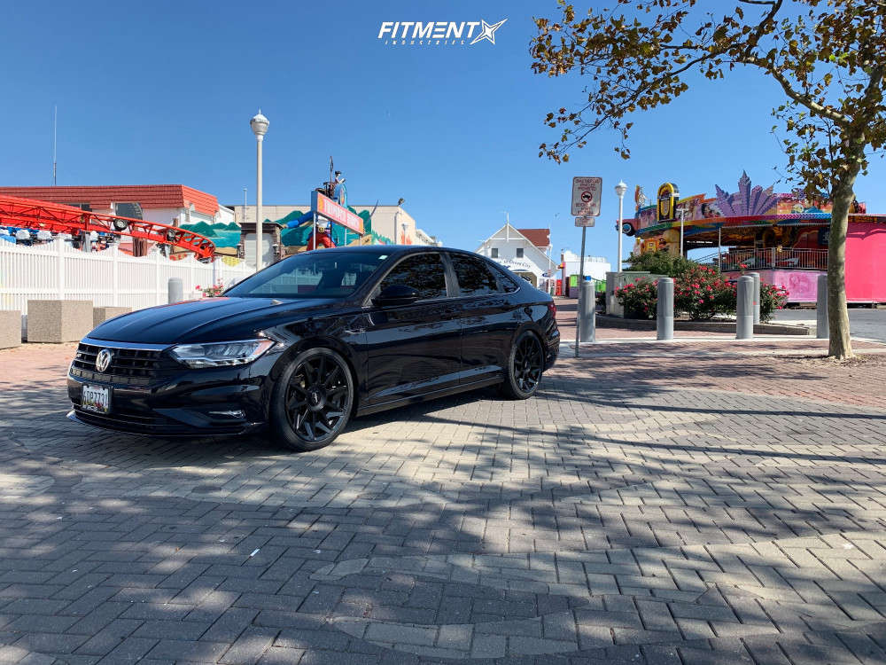 2019 Volkswagen Jetta R-Line with 19x8.5 Rotiform Cvt and Firestone ...