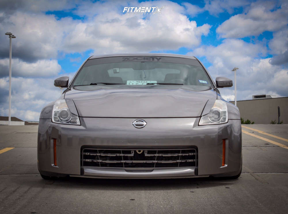 2008 Nissan 350Z Enthusiast with 18x9.5 ESR Sr05 and Radar 245x35 on ...