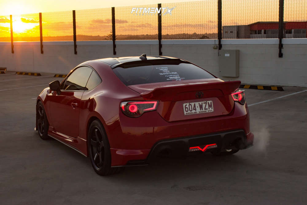 2012 Toyota 86 Base with 18x9 Work Gt5 and Nitto 255x35 on Coilovers | 804569 | Fitment Industries