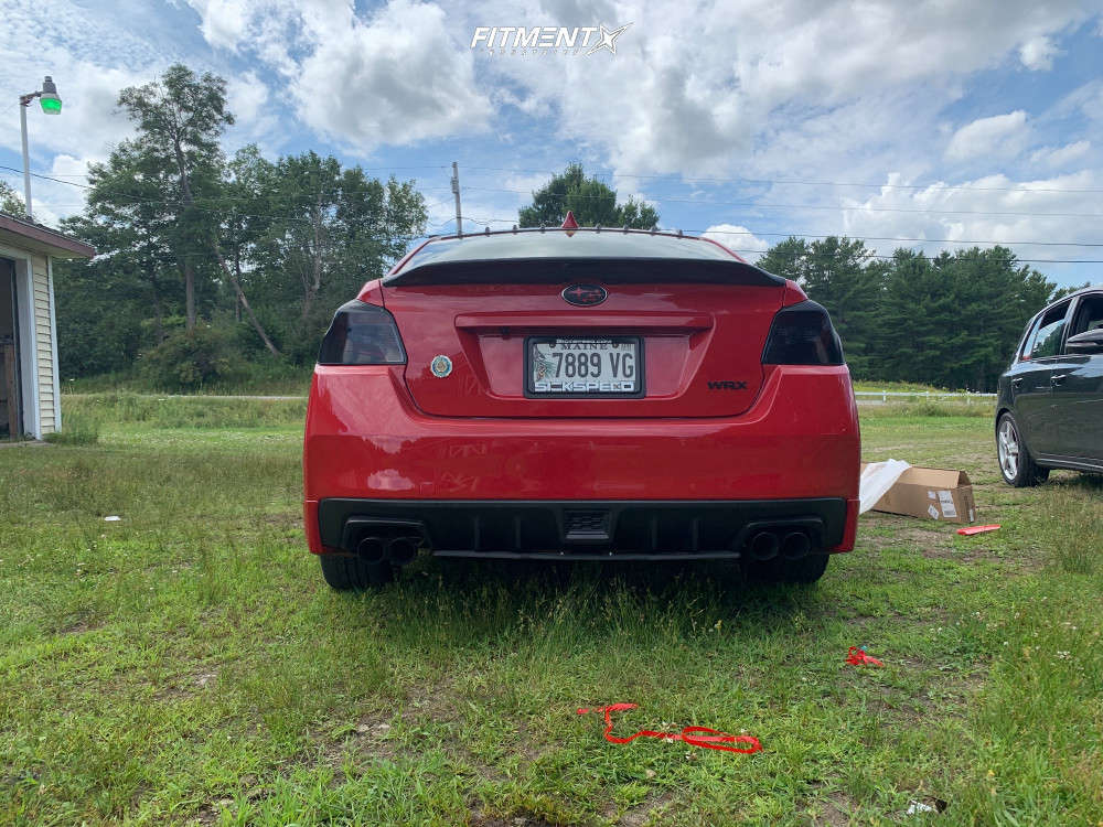 2018 Subaru WRX Premium with 18x9.5 Niche Verona and Dunlop 245x40 on ...
